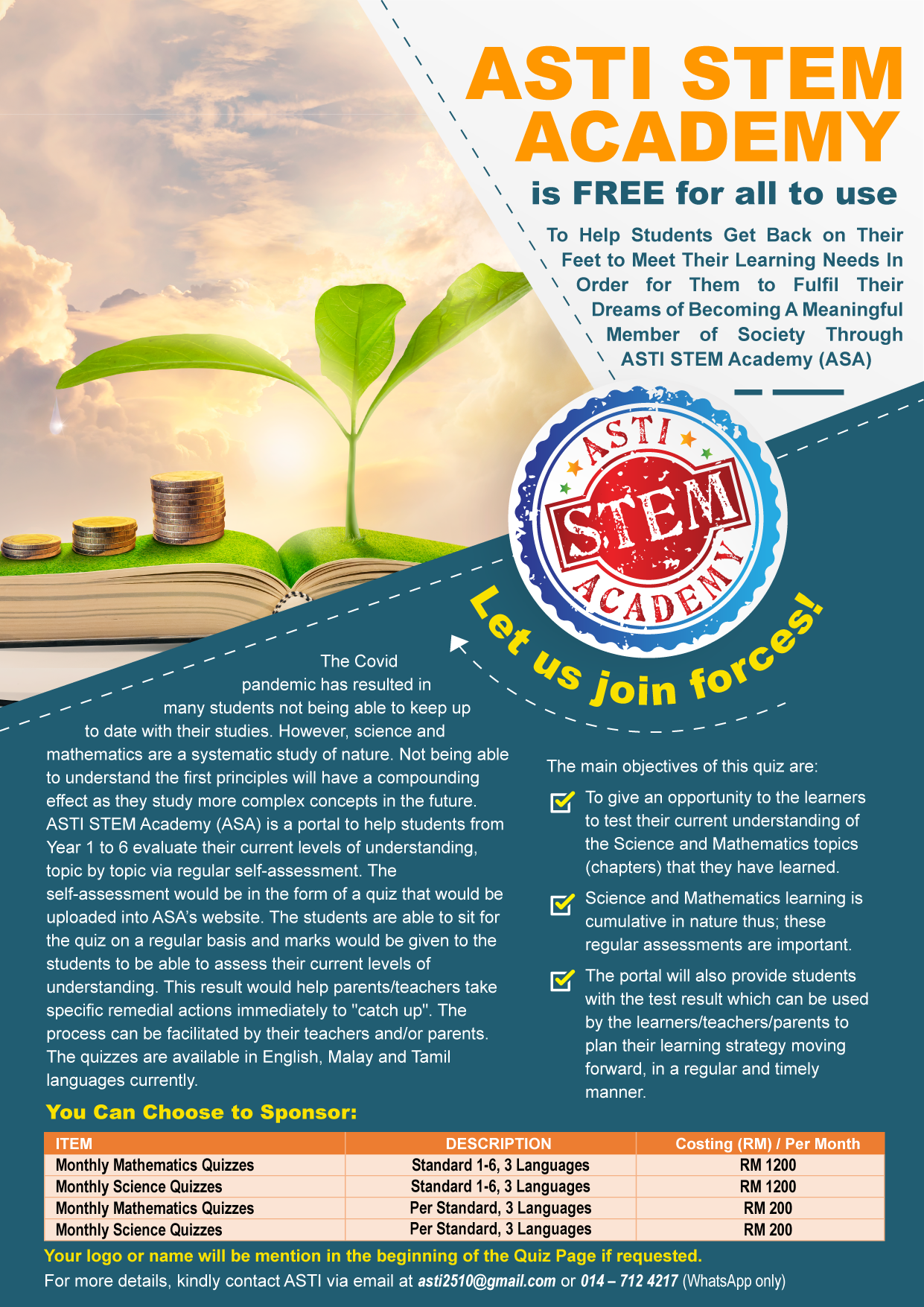 ASTI STEM Academy – Association of Science, Technology & Innovation