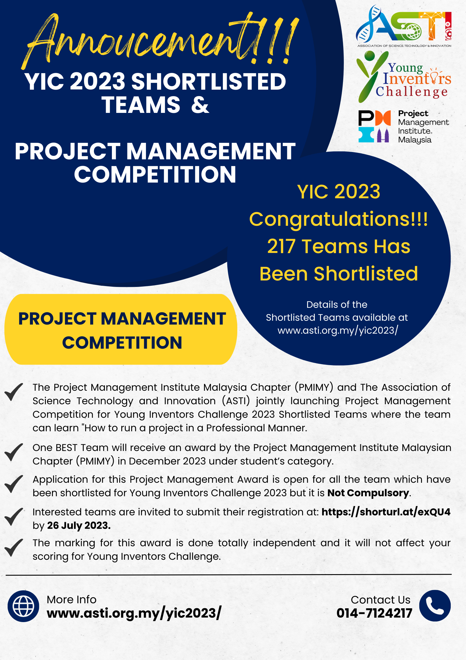 Young Inventors Challenge 2023 – Association of Science, Technology ...