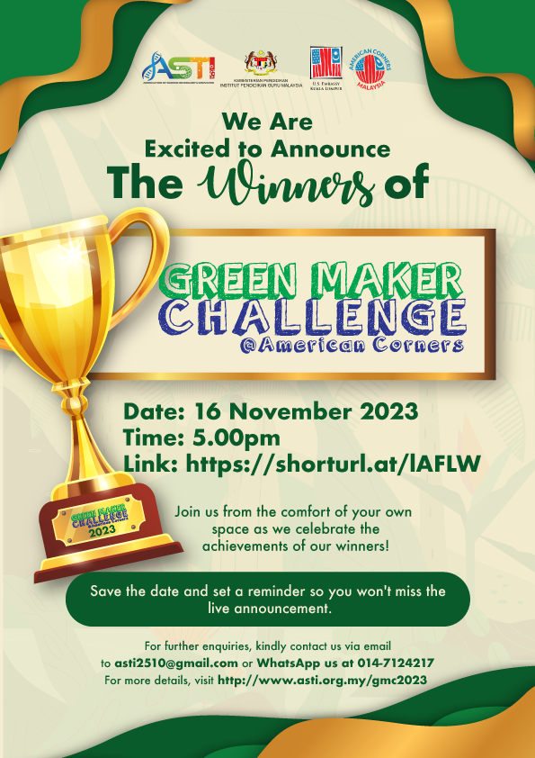 Green Maker Challenge 2023 – Association of Science, Technology ...